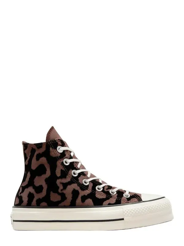 CONVERSE Chuck Taylor All Star Lift Platform High 'leopard Remix - Tan
