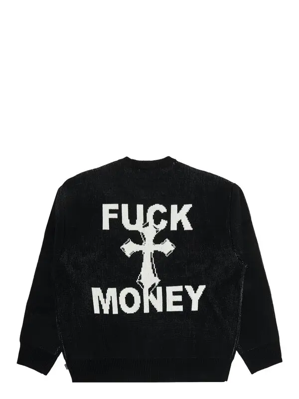 Supreme Fuck Money Sweater - Black
