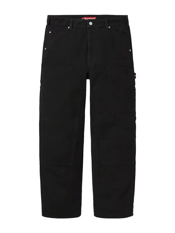 Supreme Moleskin Double Knee Painter Pant - Black