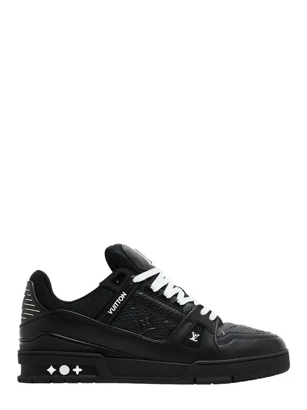 LOUIS VUITTON Embossed Monogram Trainer - Black