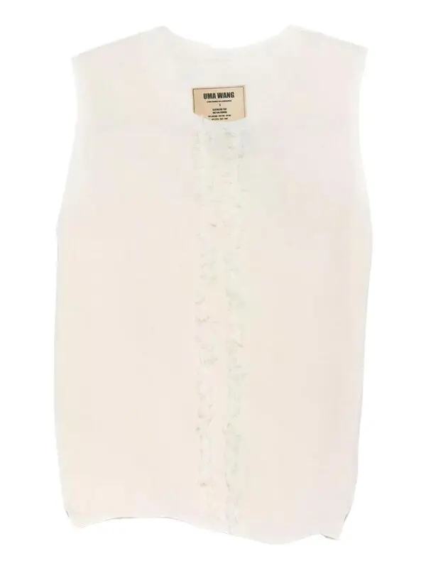 UMA WANG Sleeveless Top - Neutrals