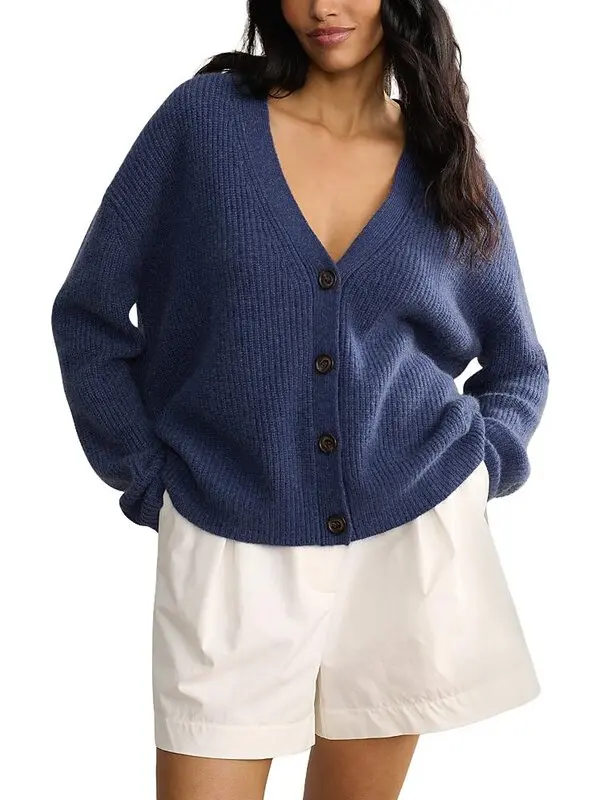 Jenni Kayne Cocoon Cashmere Cardigan - Denim