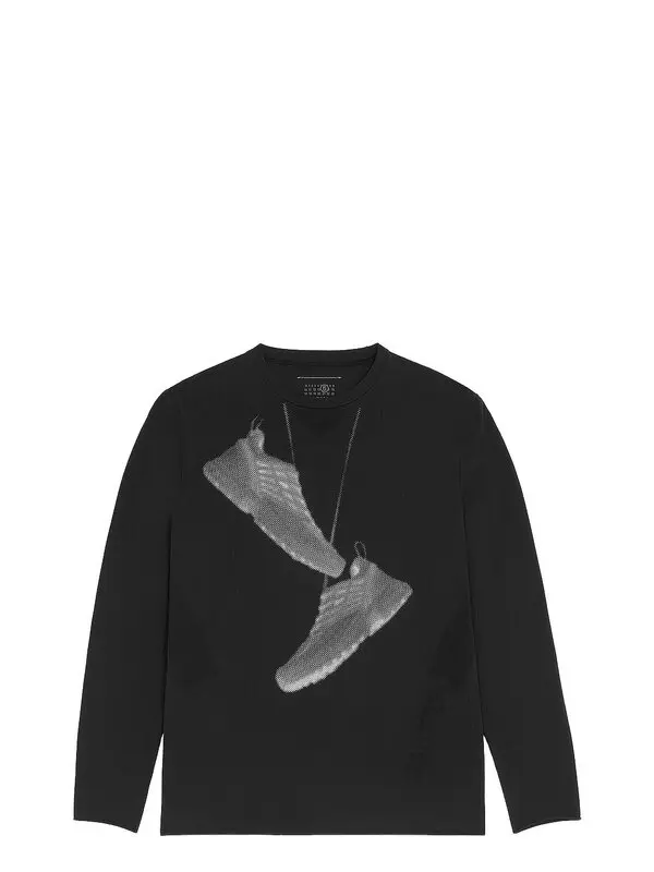 MAISON MARGIELA X Salomon Long Sleeve T-shirt - Deep Black