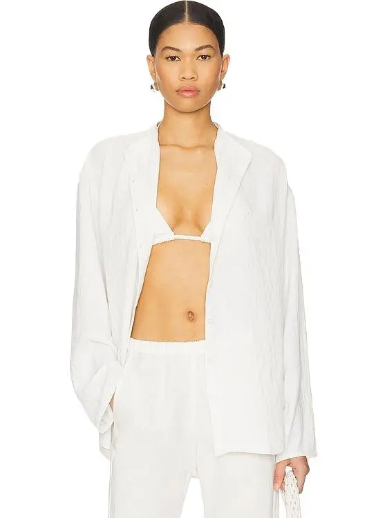 Tularosa Pheby Button-down Shirt - Ivory