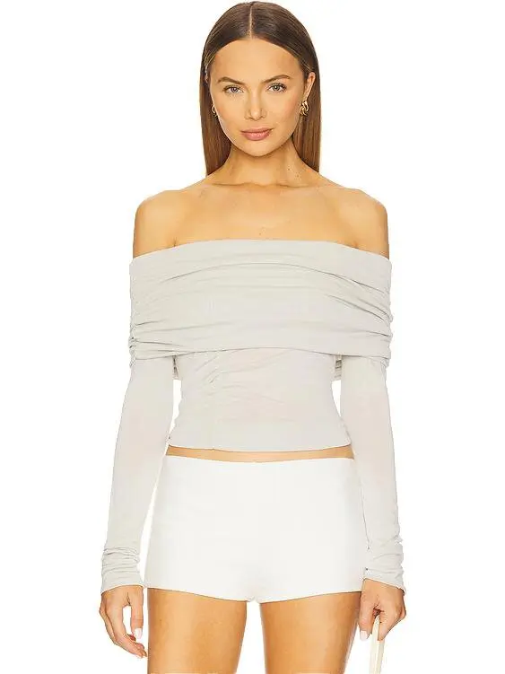 ALOHAS Emica Top - Light Grey