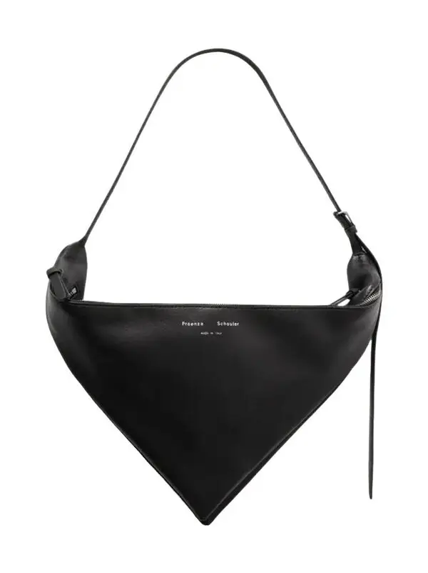 Proenza Schouler Tetra Leather Shoulder Bag - Black