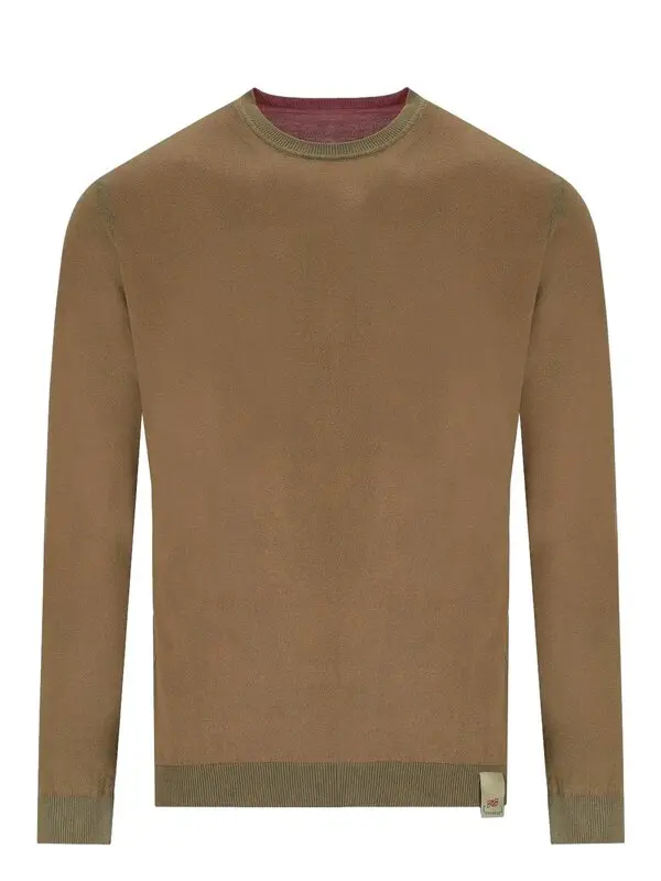 BOB Bart Reversible Crewneck Pullover - Brown