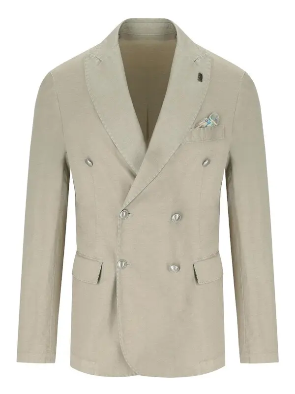 BOB Jamie Double-breasted Jacket - Beige