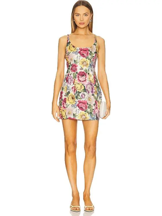 Faithfull The Brand Sanne Mini Dress - Colette Floral Multi