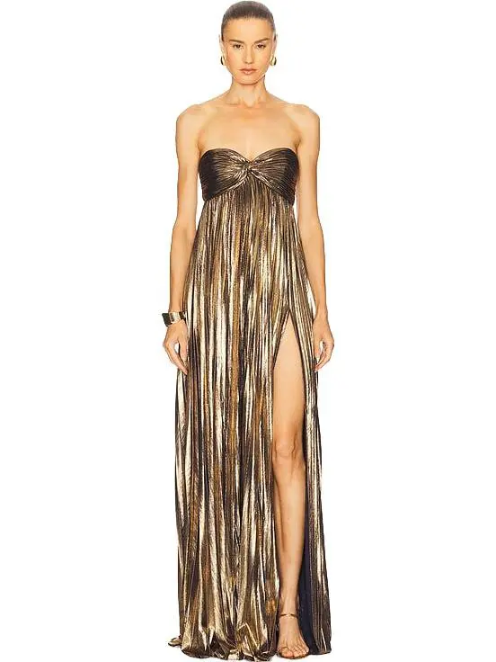 Retrofete Zoa Dress - Antique Gold