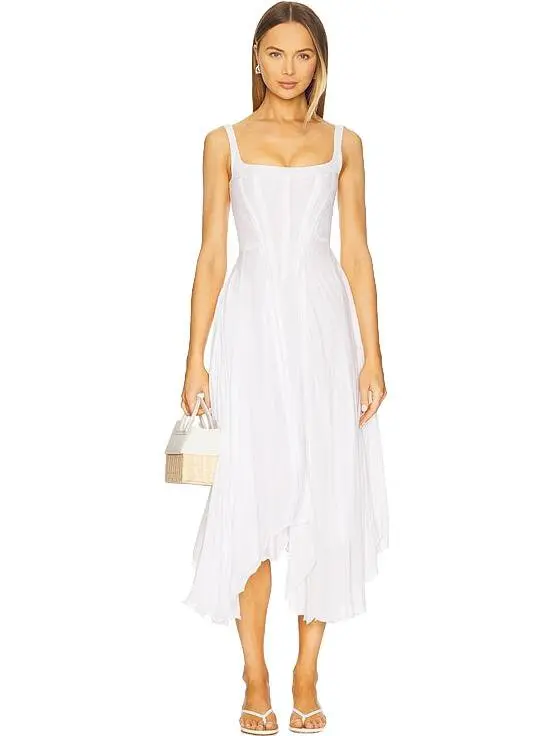 UNDERSTATED LEATHER Honey Moon Dress - White