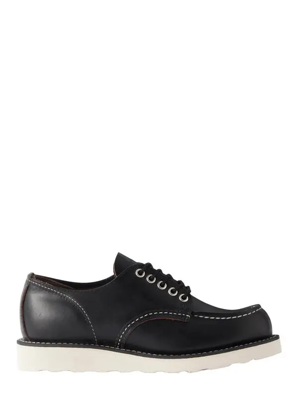 Red Wing 8079 Shop Moc Oxford Leather Derby Shoes - Black