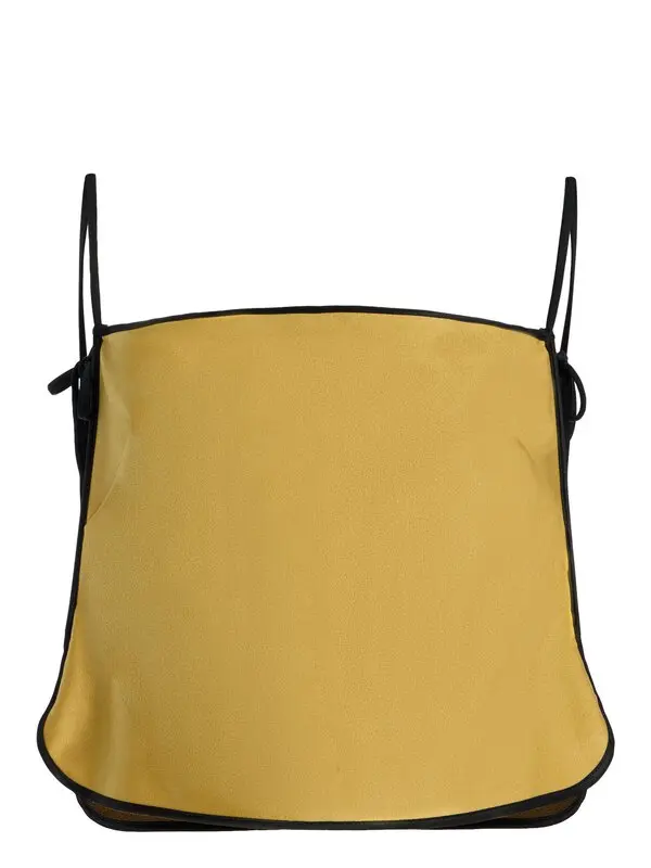 TEMILY Stretch-satin Camisole Top - Yellow