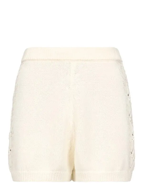 Loulou De Saison Knit Cotton Shorts - Ivory