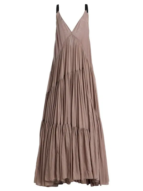 TEMILY Theatre For Dreamers Tiered Gown - Neutral