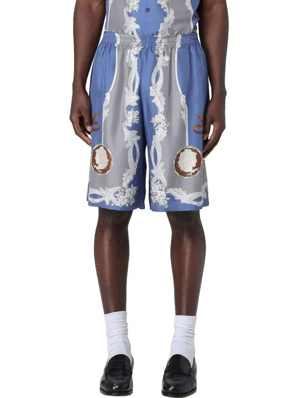 Versace Printed Shorts - Blue