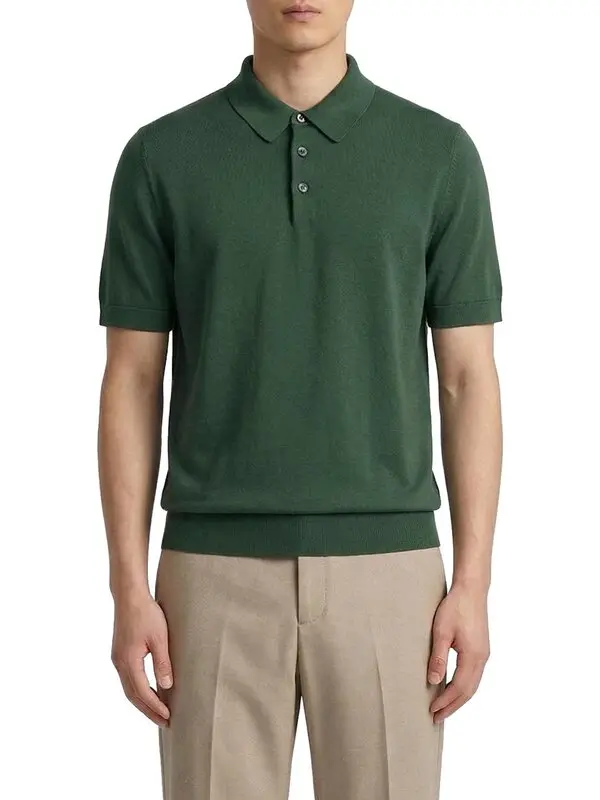DRUMOHR Cotton Polo Shirt - Green