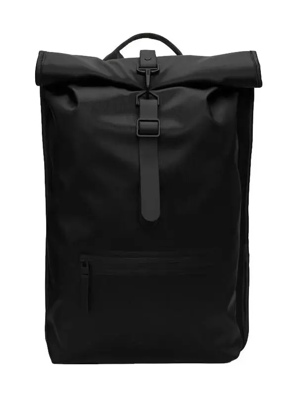 Rains Rolltop Waterproof Rucksack - Black