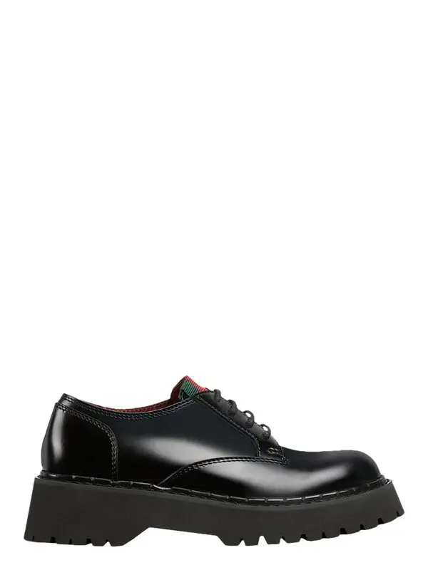 Gucci Web Lace Up - Black