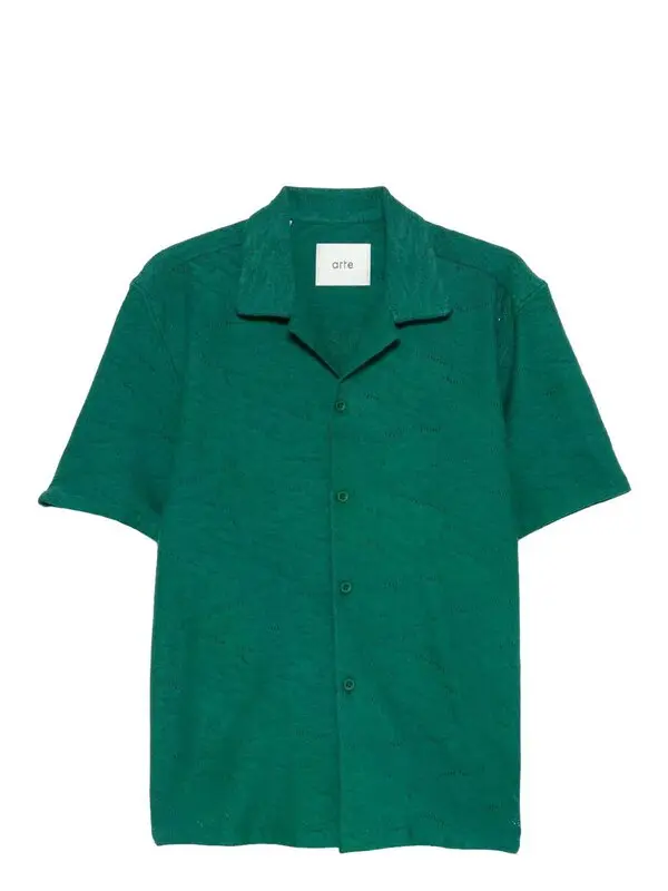 ARTE ANTWERP Crochet Shirt - Green