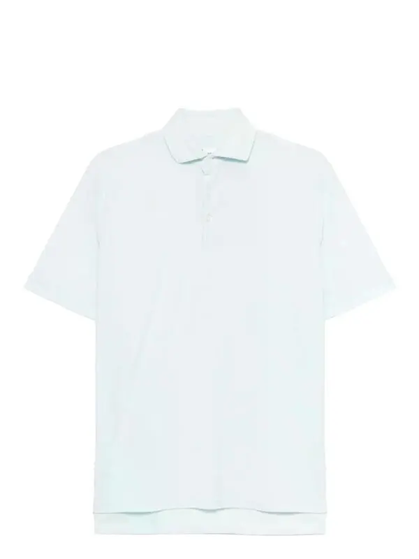 DOPPIAA Terry-cloth Polo Shirt - Blue