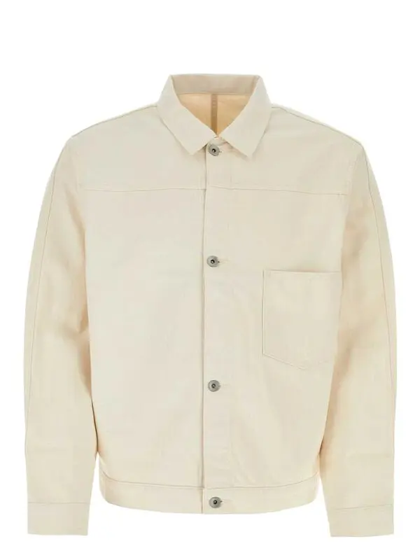 Nanamica Sand Denim Jacket - Beige O Tan