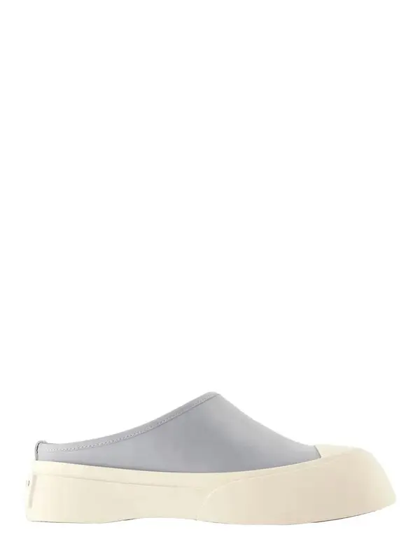 Marni Leather Slip-on Sneakers - Blue