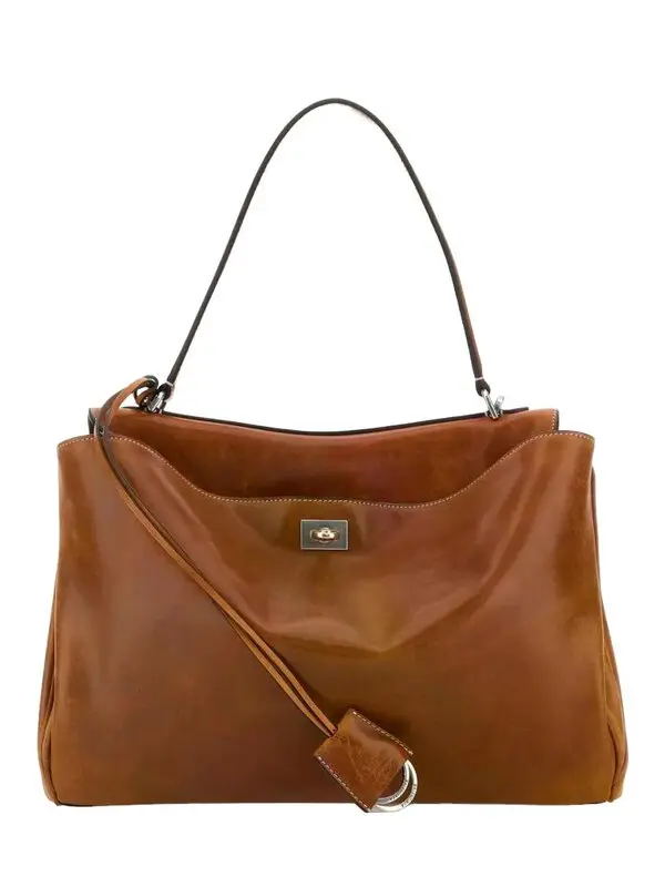 Balenciaga Medium Rodeo Handbag - Brown