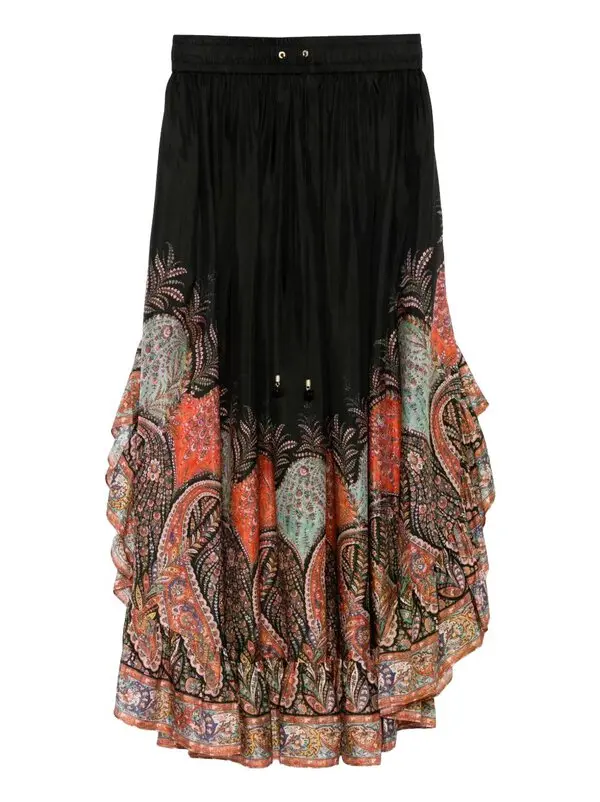 Zimmermann Rhiannon Maxi Skirt - Black
