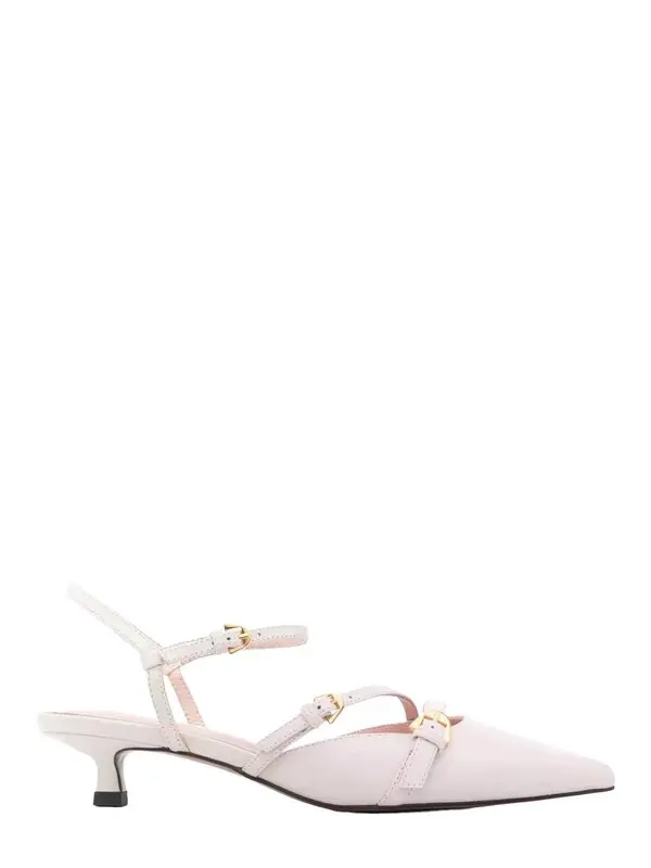 COCCINELLE 30mm Fernanda Pumps - White