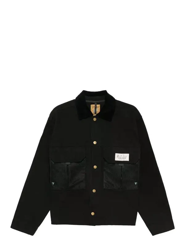 BRAIN DEAD Cropped Chore Jacket - Black