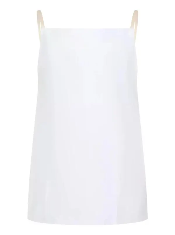 Carven Silk-blend Top - White
