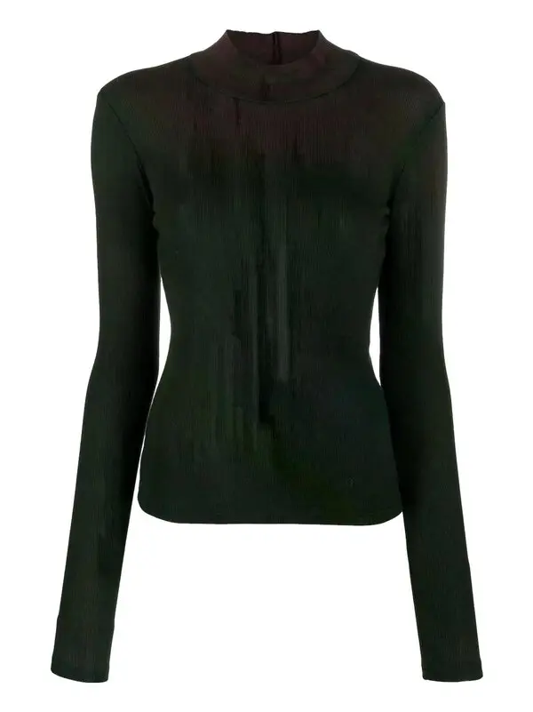 Cotton Citizen Long-sleeve Mock-neck Jumper - Green