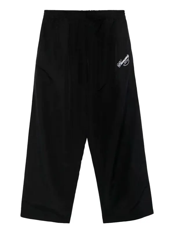 WILLY CHAVARRIA Logo-embroidered Track Pants - Black