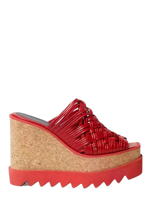 Stella McCartney Platform Mules - Red