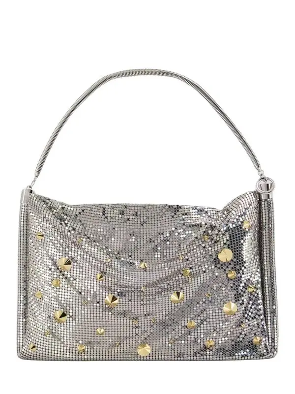 Rabanne Metallic Mesh Shoulder Bag - Silver