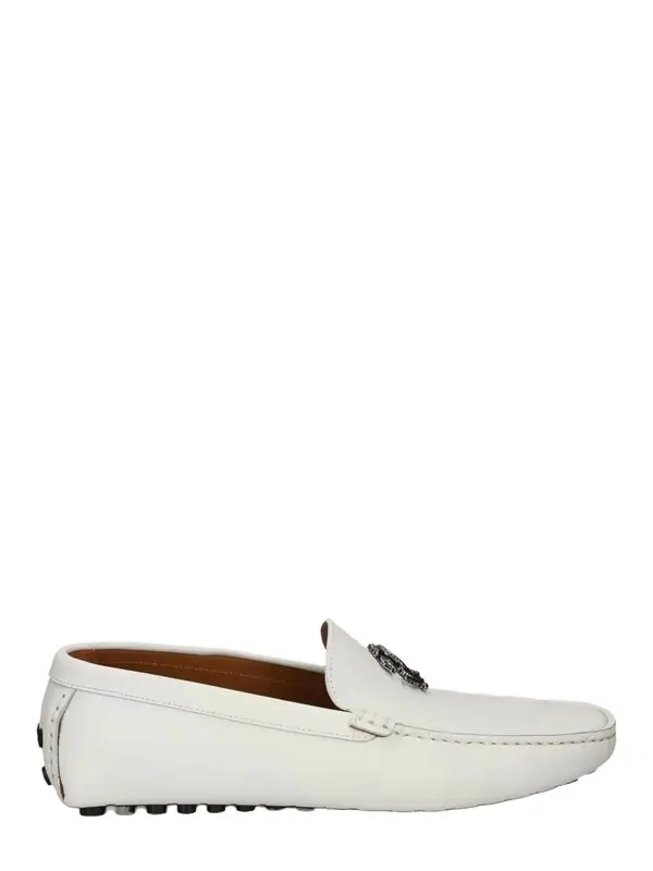 Roberto Cavalli Leather Loafers - White