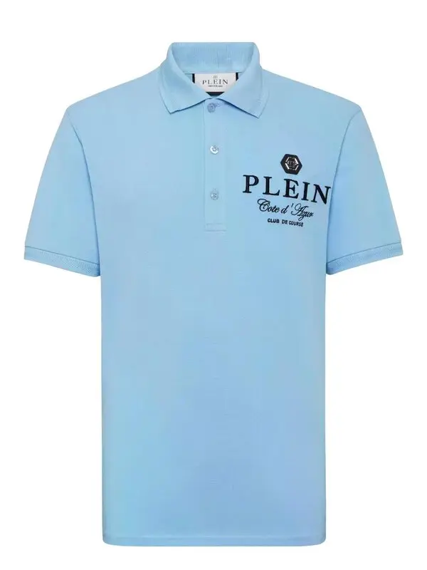 Philipp Plein Club The Course Polo Shirt - Blue