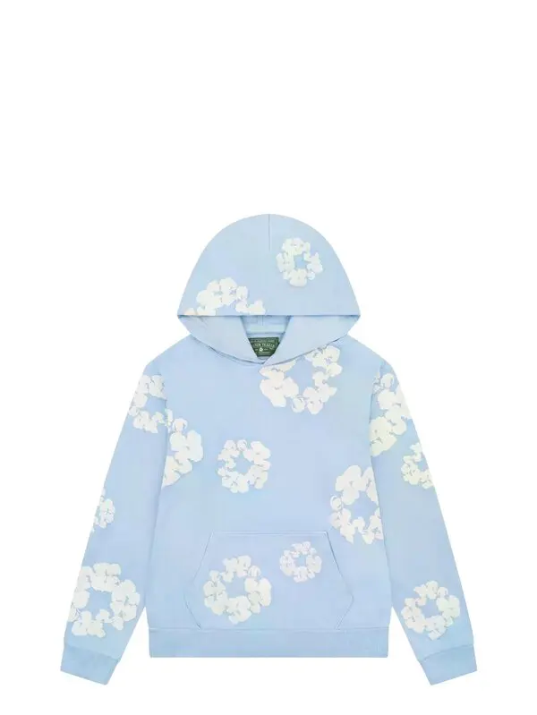 DENIM TEARS The Cotton Wreath Hoodie - Blue