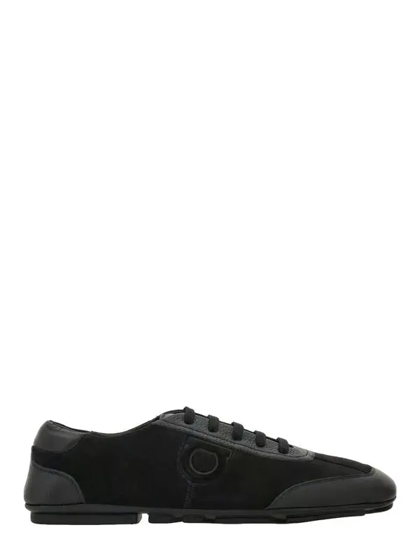 FERRAGAMO Lace-up Sneakers - Black