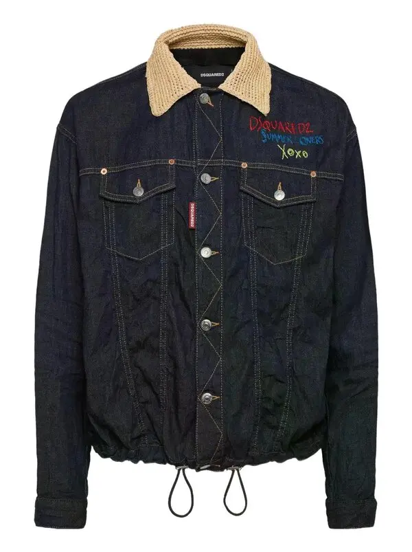 Dsquared2 Cotton-blend Denim Trucker Jacket - Blue