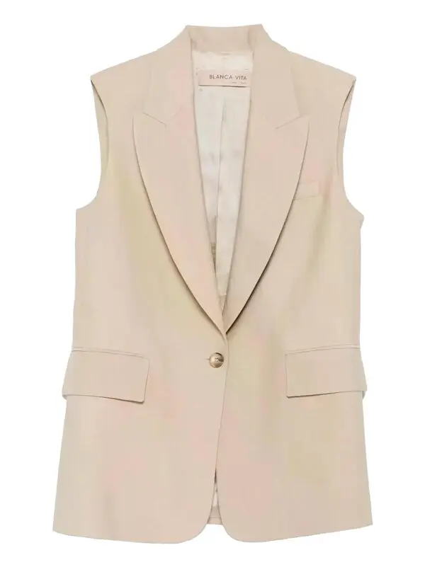 BLANCA VITA Gelly Vest - Neutrals