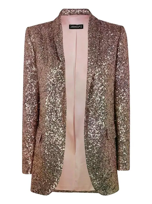 DRHOPE Sequin-embellished Blazer - Pink