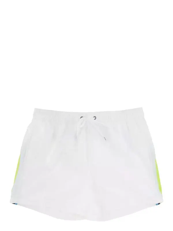 Sundek Elasticated-waist Swim Shorts - White