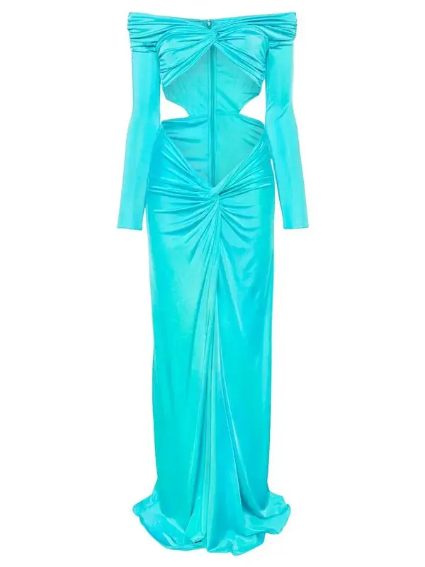 THE NEW ARRIVALS ILKYAZ OZEL Jasmine Maxi Dress - Blue