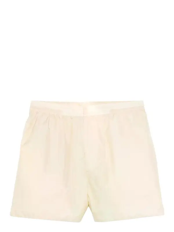 Auralee Light Sheer Shorts - Yellow