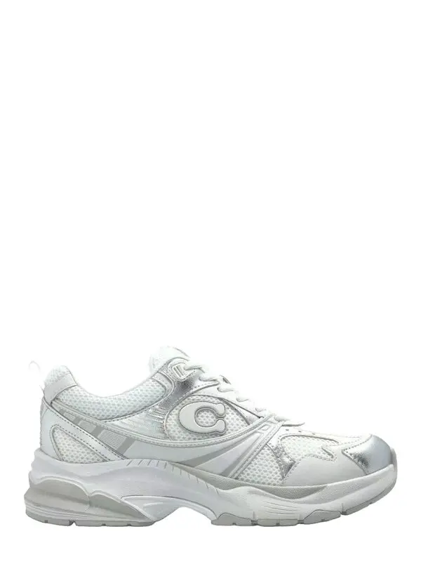 Coach Logo-appliqué Sneakers - White
