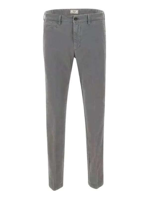 BRIGLIA 1949 Cotton Trousers - Grey