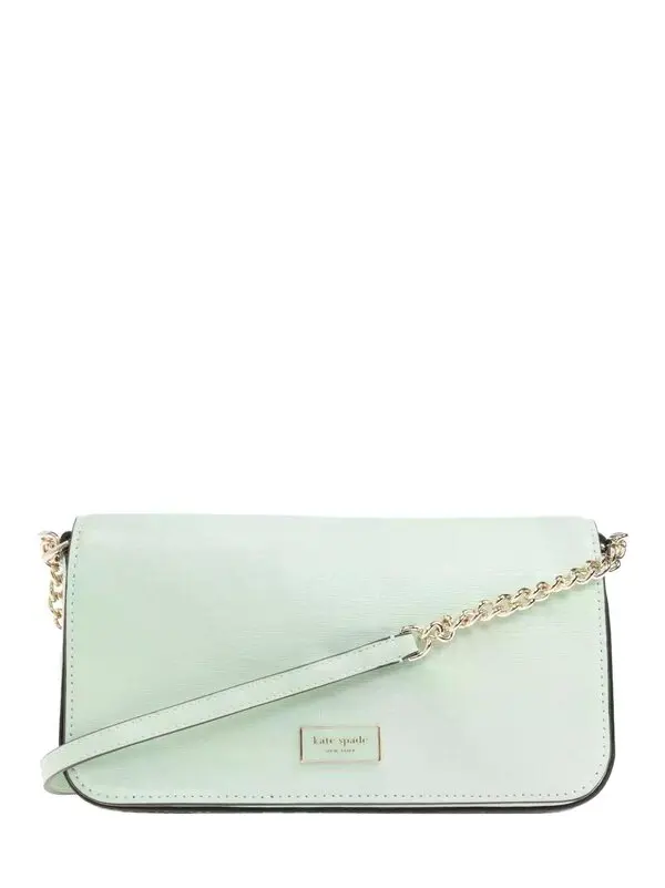 Kate Spade New York Logo Plaque Crossbody Bag - Green