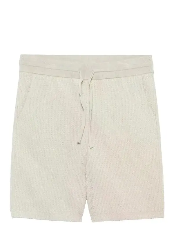 Hugo Boss Waffle-knit Shorts - Green